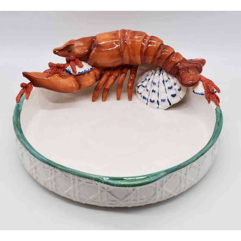 Zanatta - Lobster Salad Bowl w/Shells And Corals 34x13cm | Peter's of ...