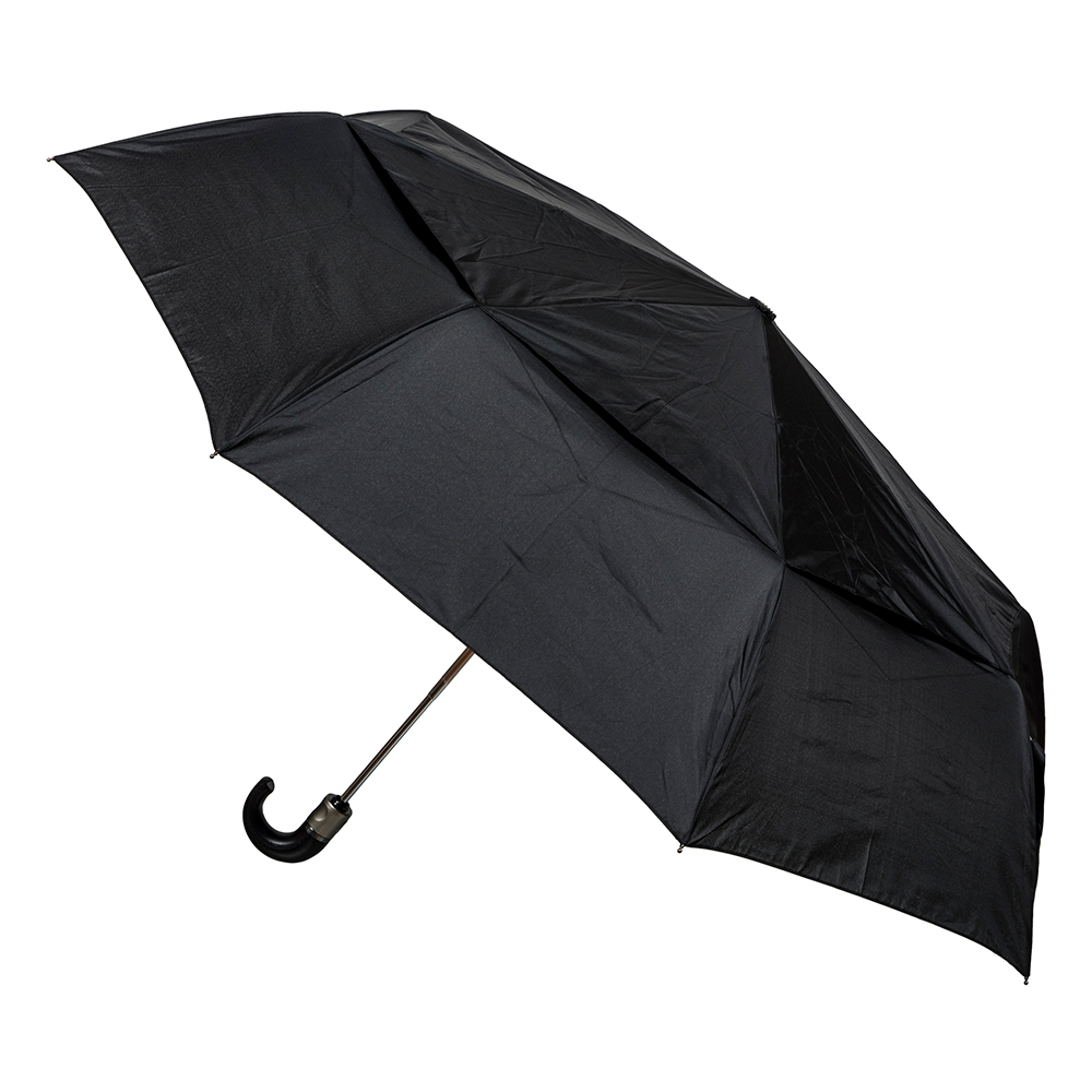 Clifton - Black Folding Vented Umbrella | Peter's of Kensington