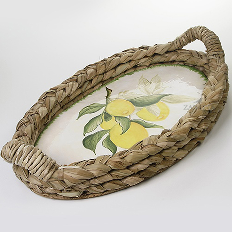Zanatta - Taboa Tray with Lemon Designed Plate 60x8x42cm | Peter's of ...