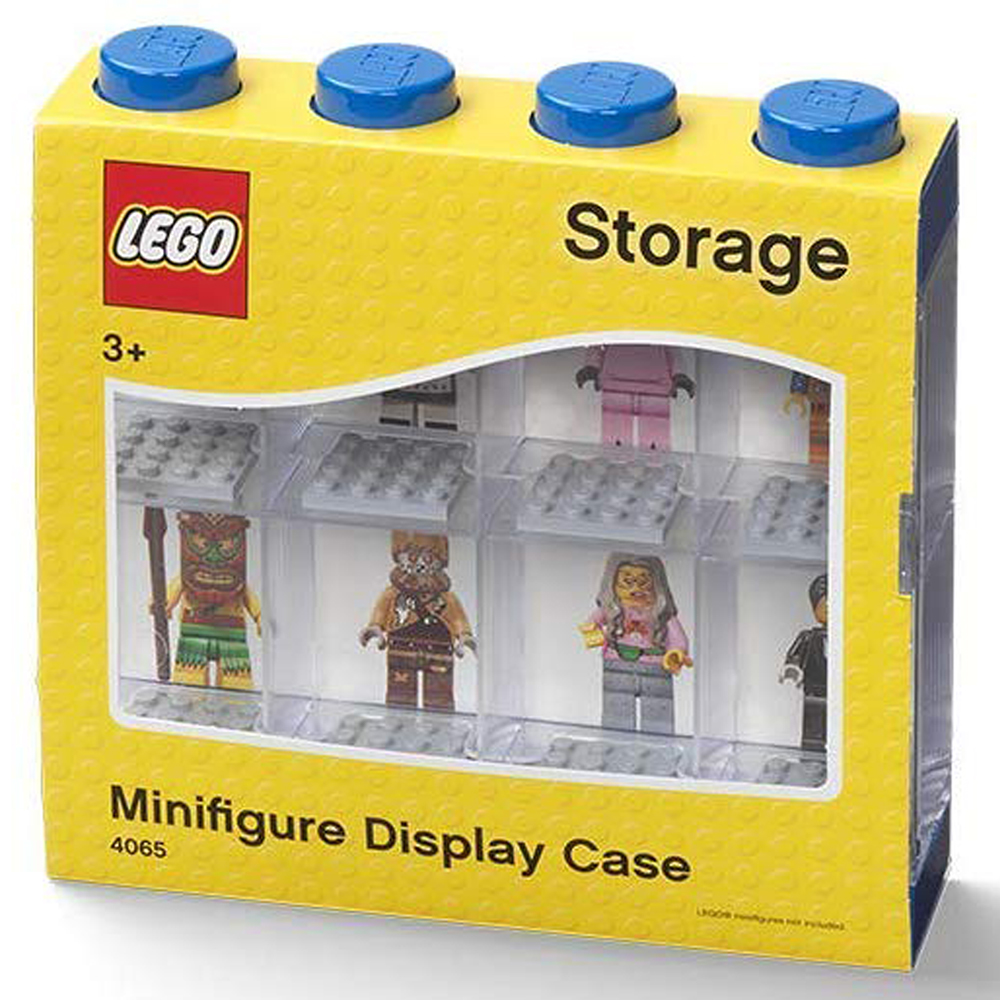 LEGO® - Minifigure 8 Piece Display Case Blue | Peter's of Kensington