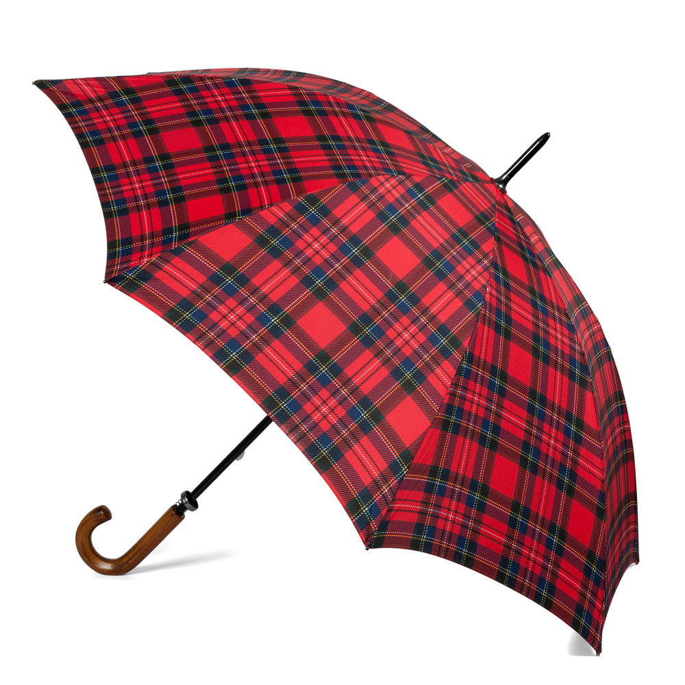 Clifton - Gents' Fibreglass Red Royal Stewart Umbrella | Peter's of ...