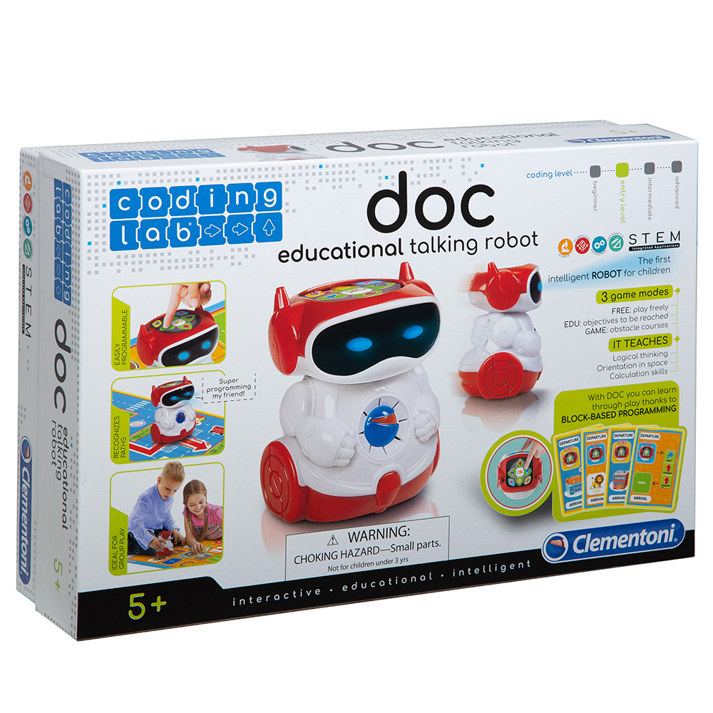 Clementoni - DOC Educational Talking Robot | Peter's of Kensington