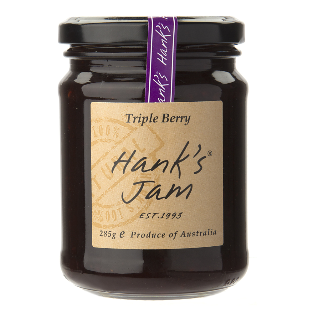 Hank's Jam - Triple Berry Jam 285g | Peter's of Kensington