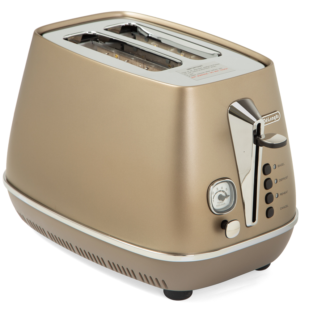 DeLonghi - Distinta Bronze 2 Slice Toaster | Peter's of Kensington