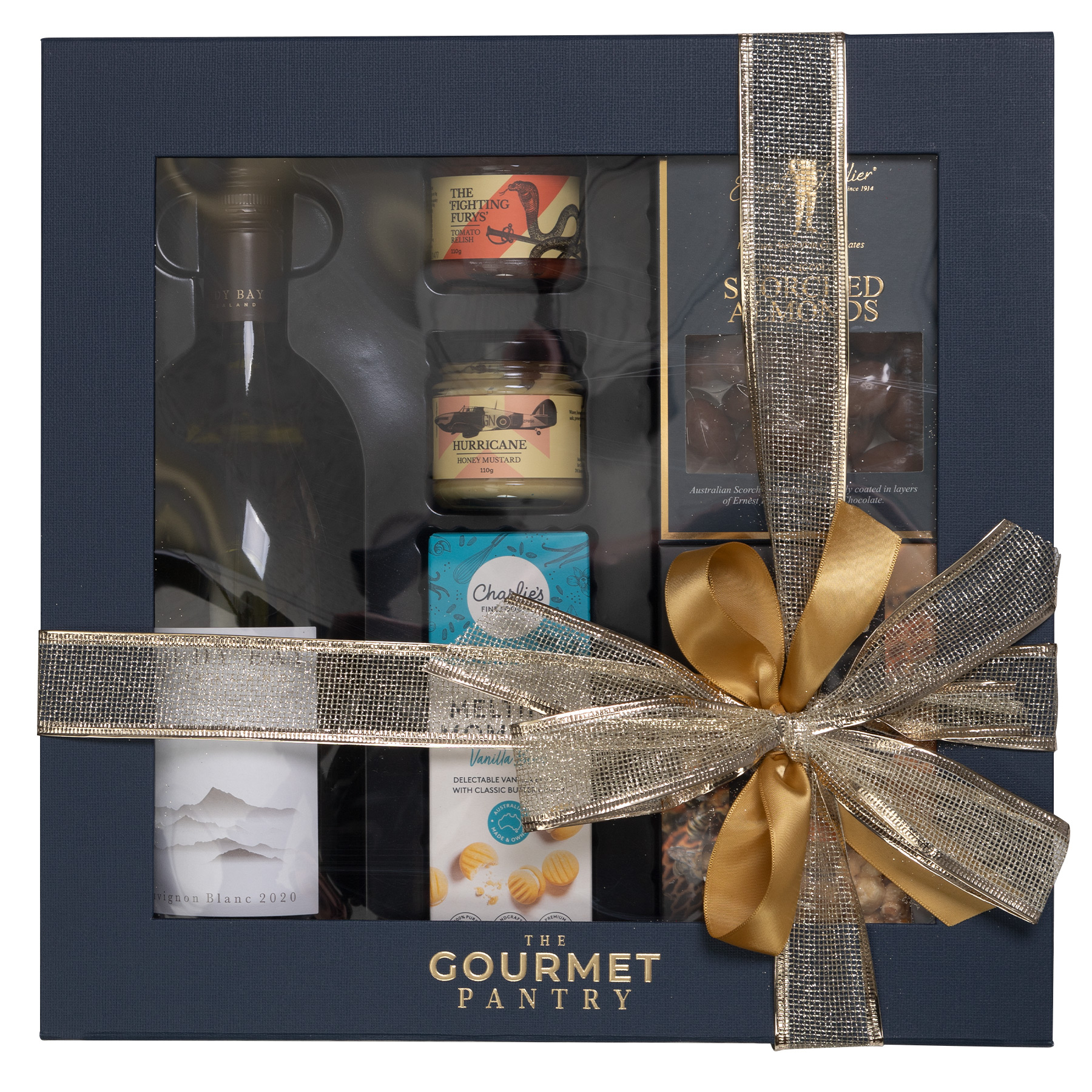 Peter's Hampers - Gourmet Pantry Hamper with White Wine Hamper | Peter ...