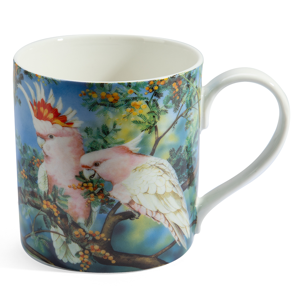 Ashdene - Aus. Bird & Flora Major Mitchell & Acacia City Mug | Peter's ...