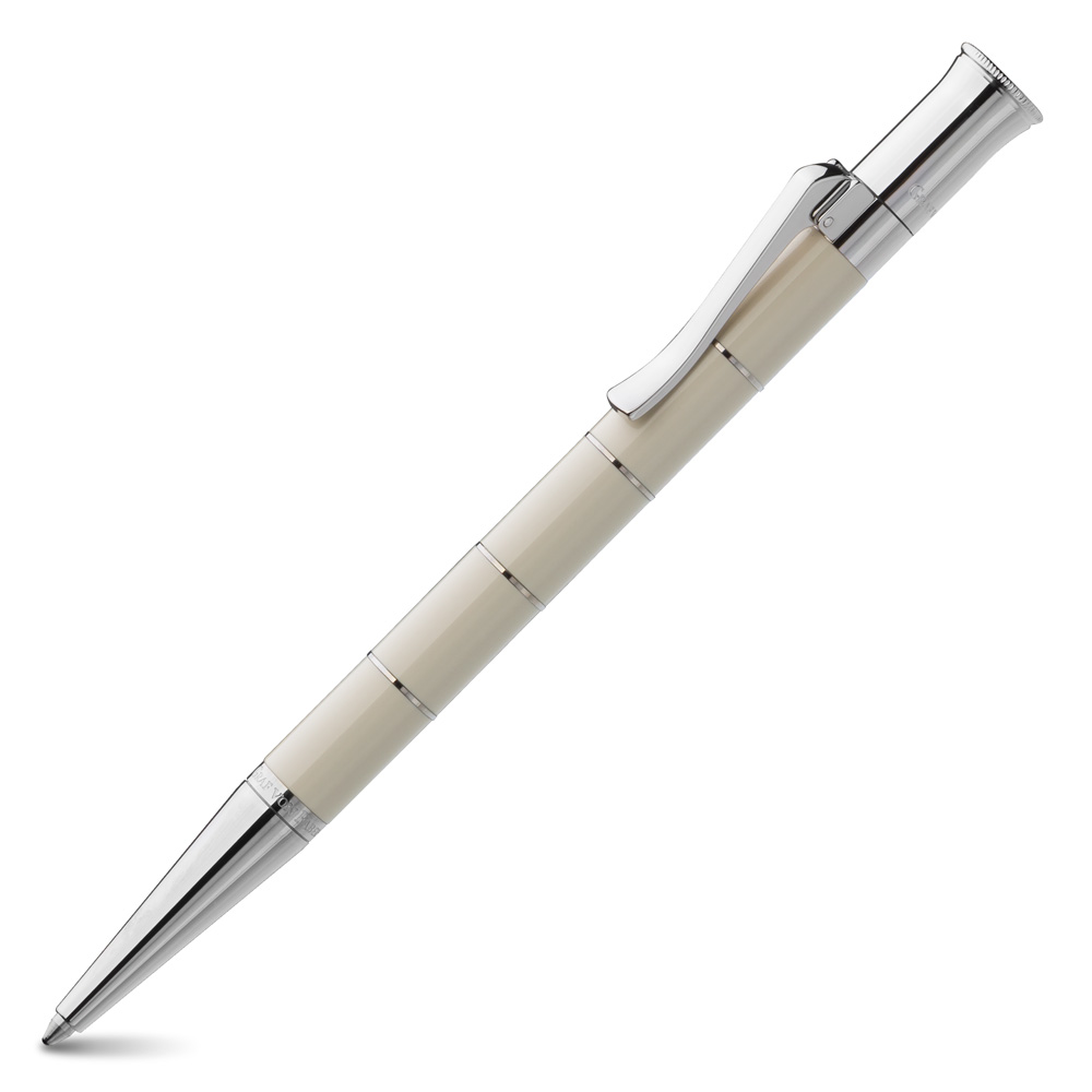 Faber-Castell - Anello Ivory & Platinum Plated Ballpoint Pen | Peter's ...