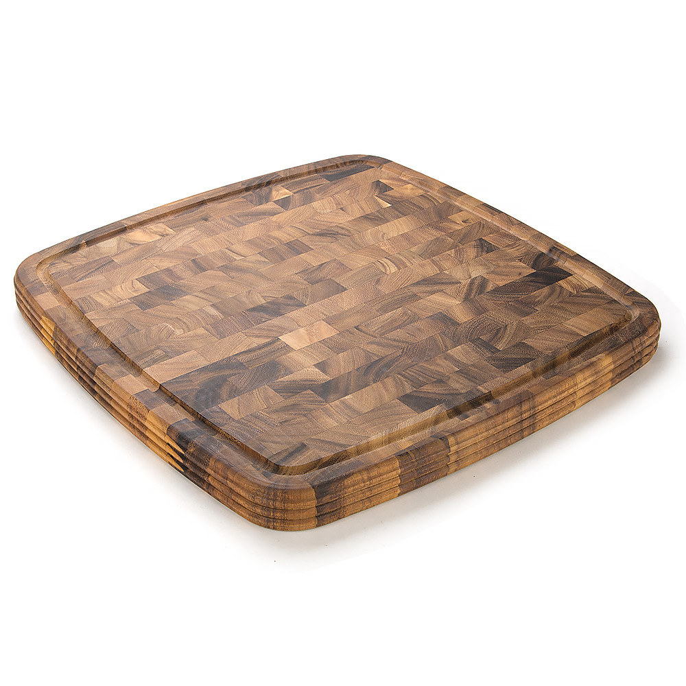 Ironwood Gourmet - Square End Grain Contour Chopping Board | Peter's of ...