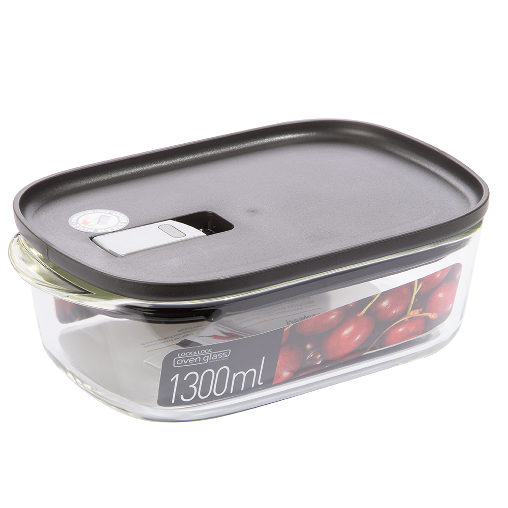 Lock & Lock - Oven Glass Rect Container w/Steam Hole | Peter's of ...