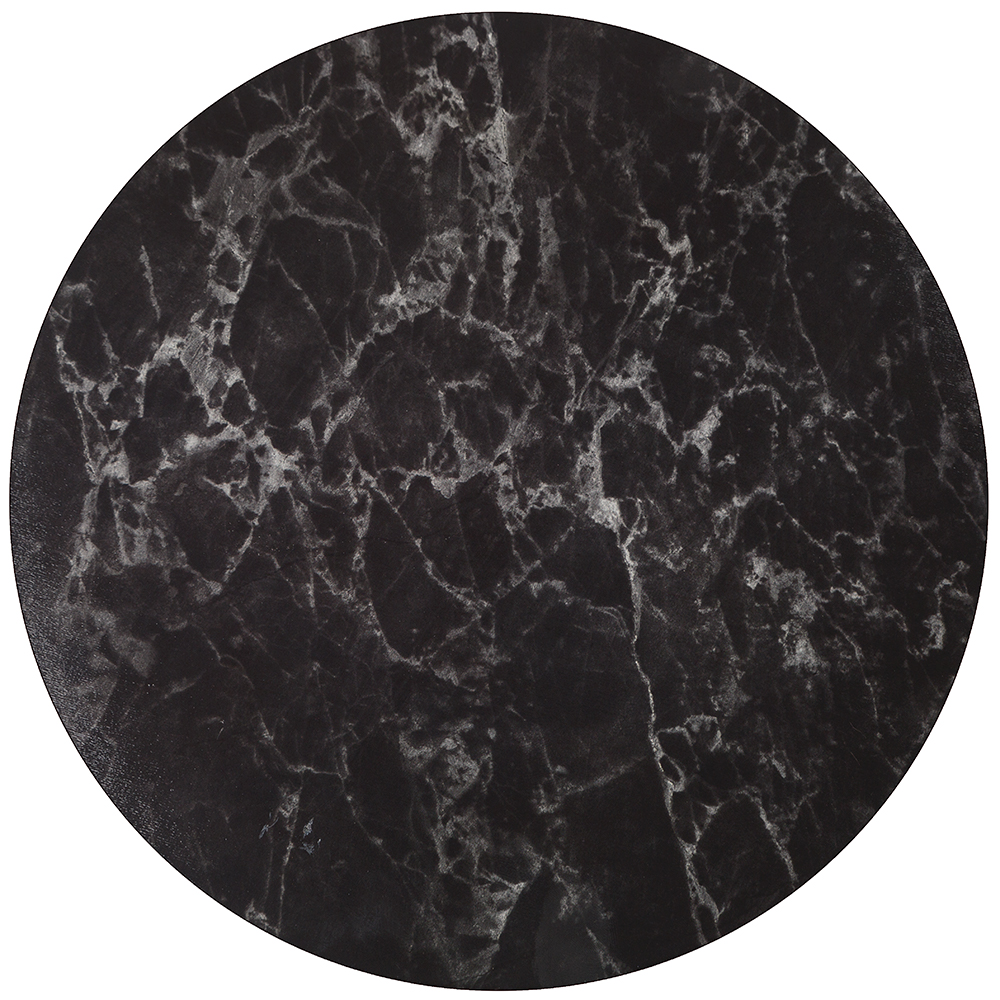 Jason Products - Black Marble Round Placemat | Peter's of Kensington