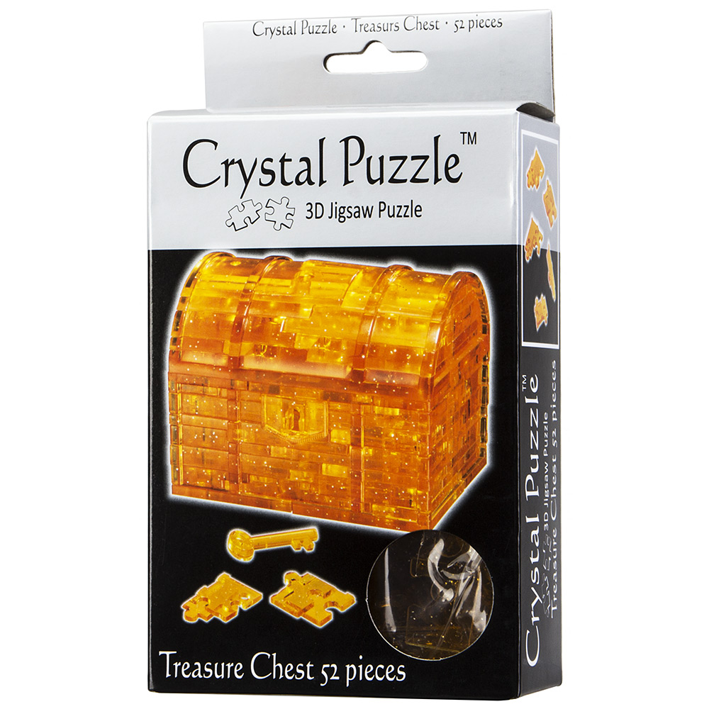 Games - 3D Crystal Jigsaw Puzzle Treasure Chest | Peter's of Kensington