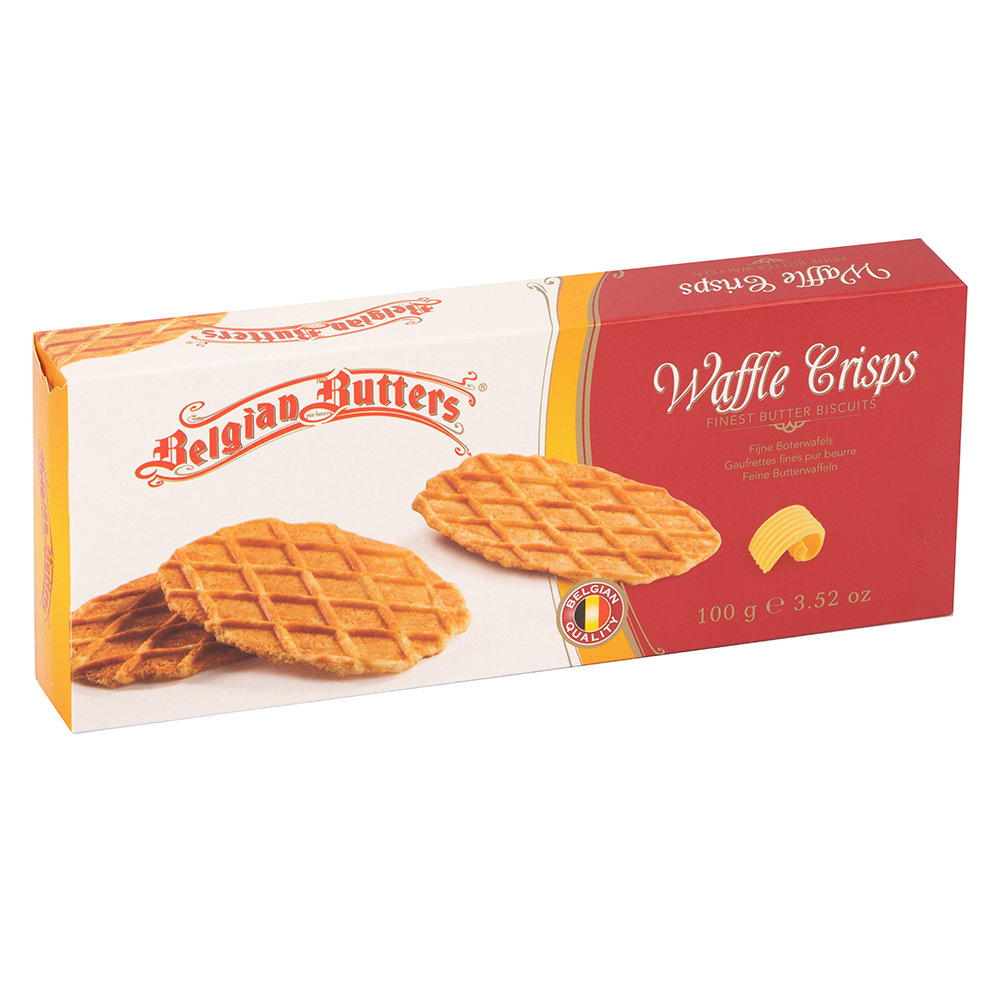 Belgian Butter - Finest Butter Waffle Crisps 100g | Peter's of Kensington