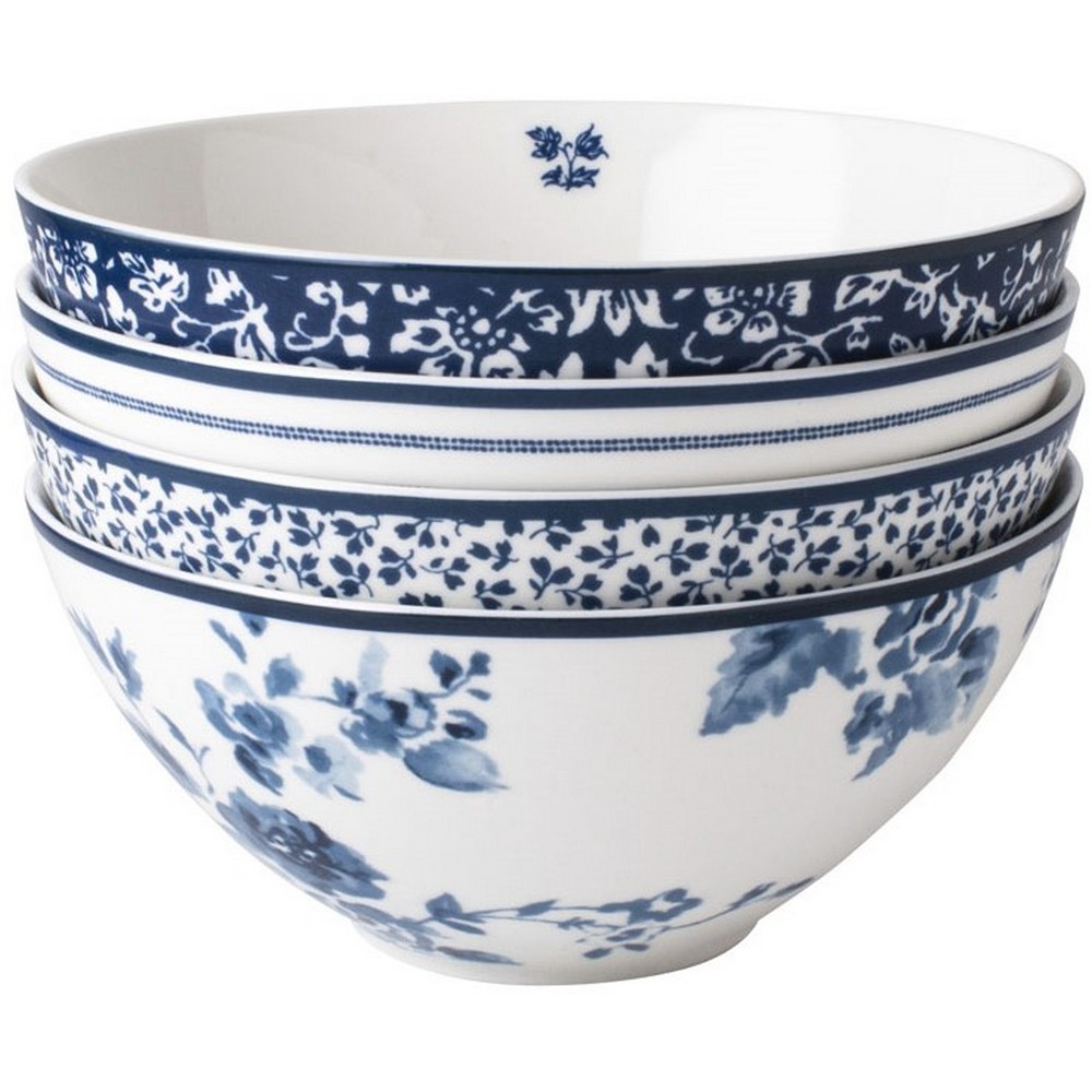 Laura Ashley - Blueprint Mixed Pattern Bowl Set 16cm 4pcs | Peter's of ...