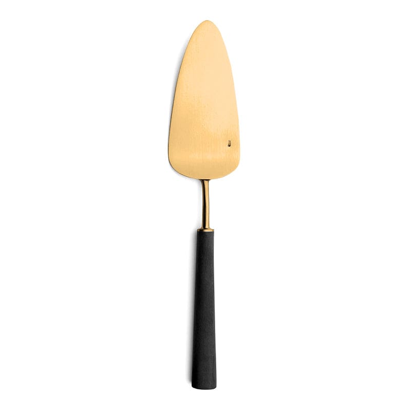 Cutipol - Ebony Black/Matte Gold Pie Server | Peter's of Kensington