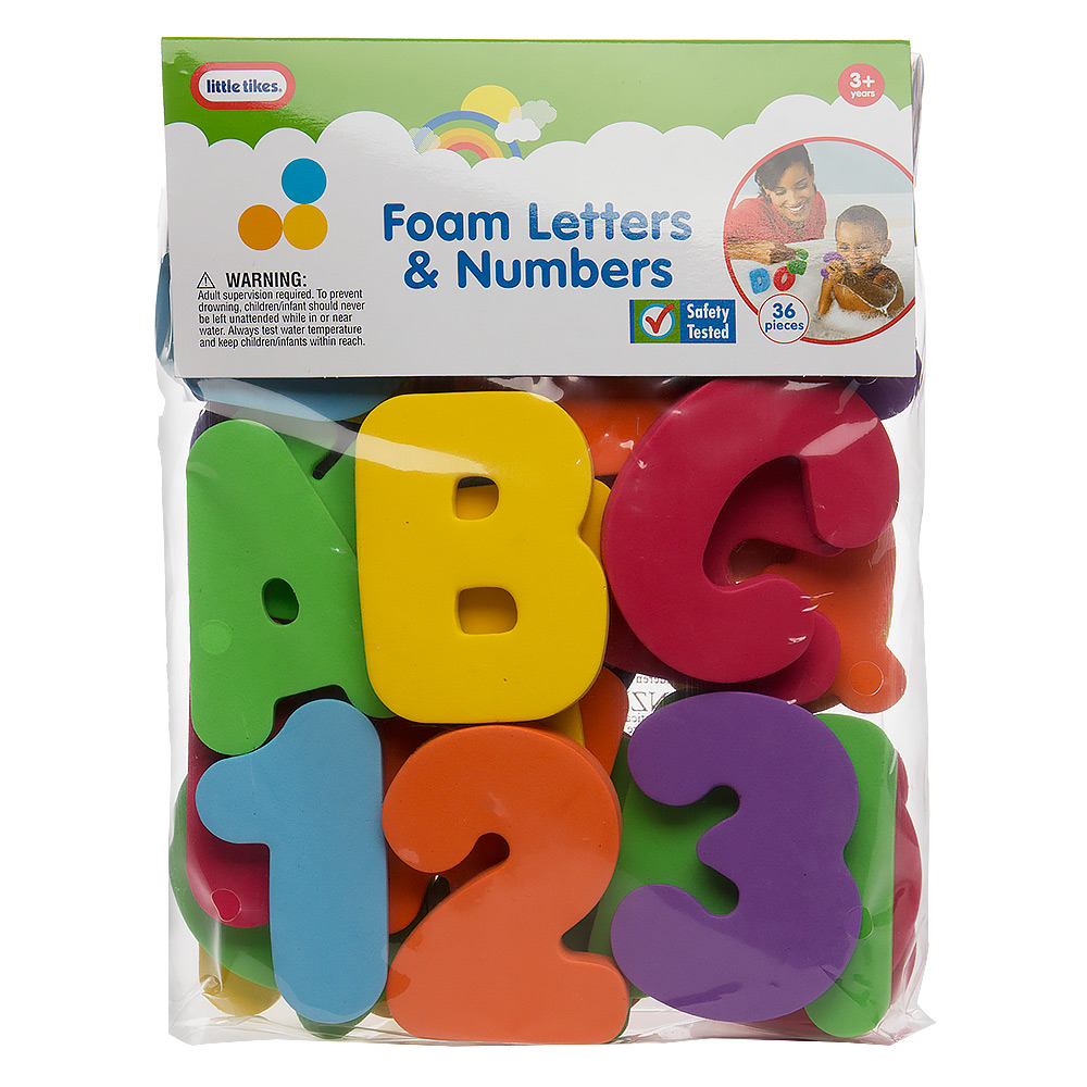 Little Tikes - Foam Bath Letters & Numbers | Peter's of Kensington