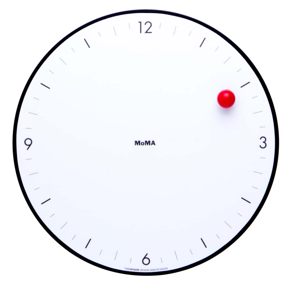 Moma - White Timesphere Wall Clock | Peter's of Kensington