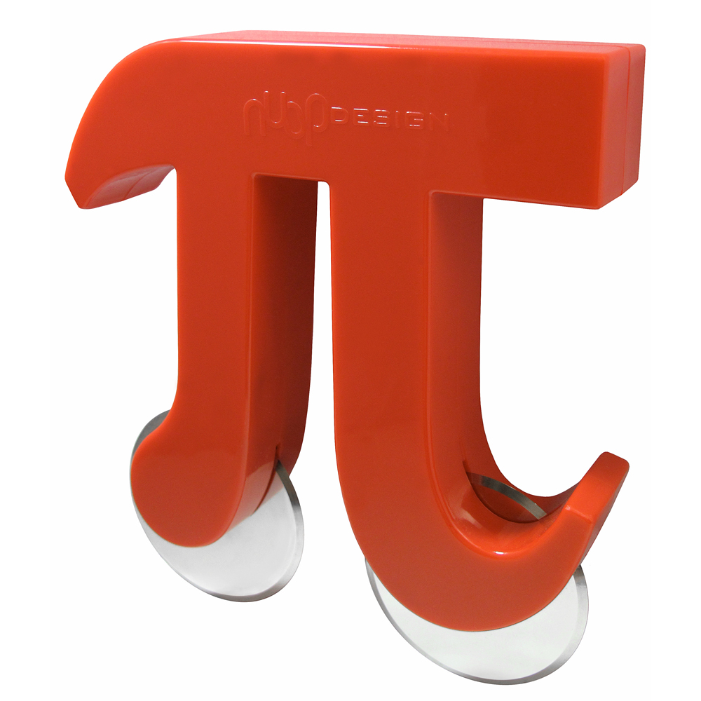 Nuop Design - Pizza Pi Cutter Red | Peter's of Kensington