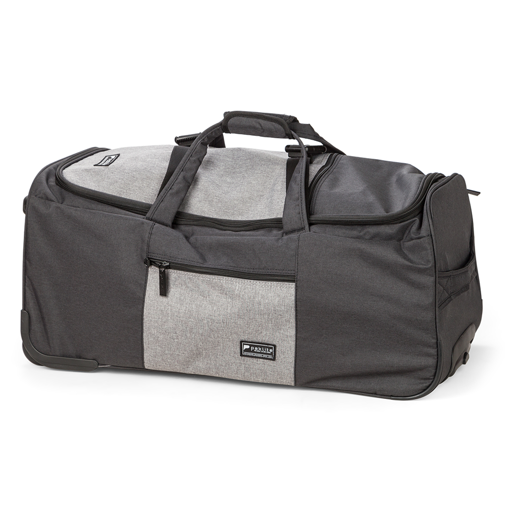 Paklite - Limelite Large Duffle Black/Grey | Peter's of Kensington