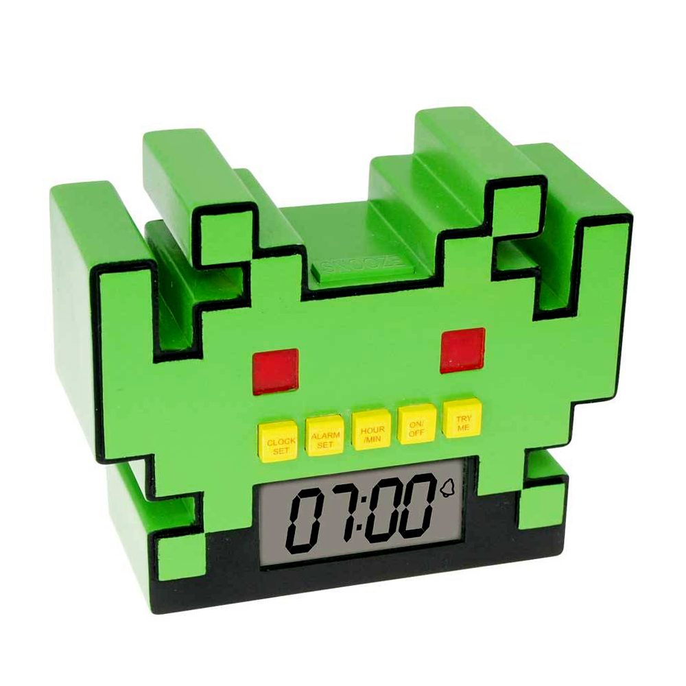 Paladone - Space Invaders Alarm Clock | Peter's of Kensington