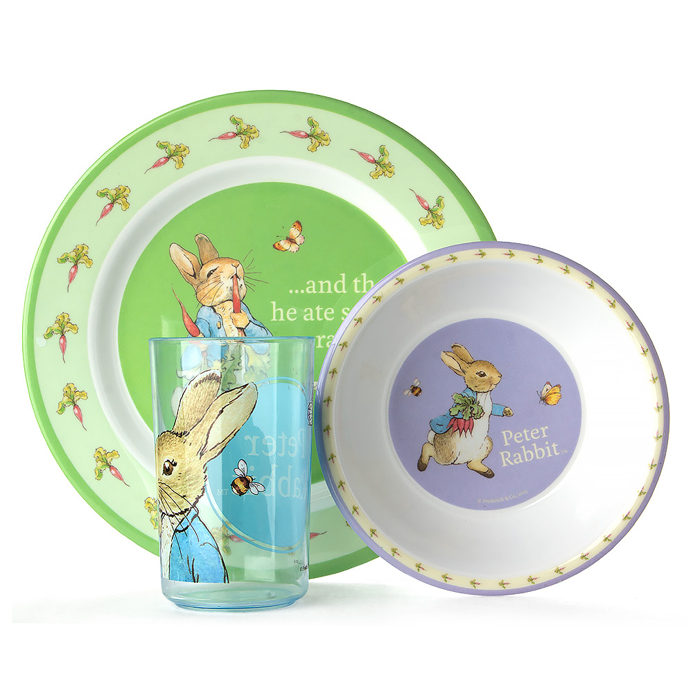 Peter Rabbit - Dinner Set 3pce | Peter's of Kensington