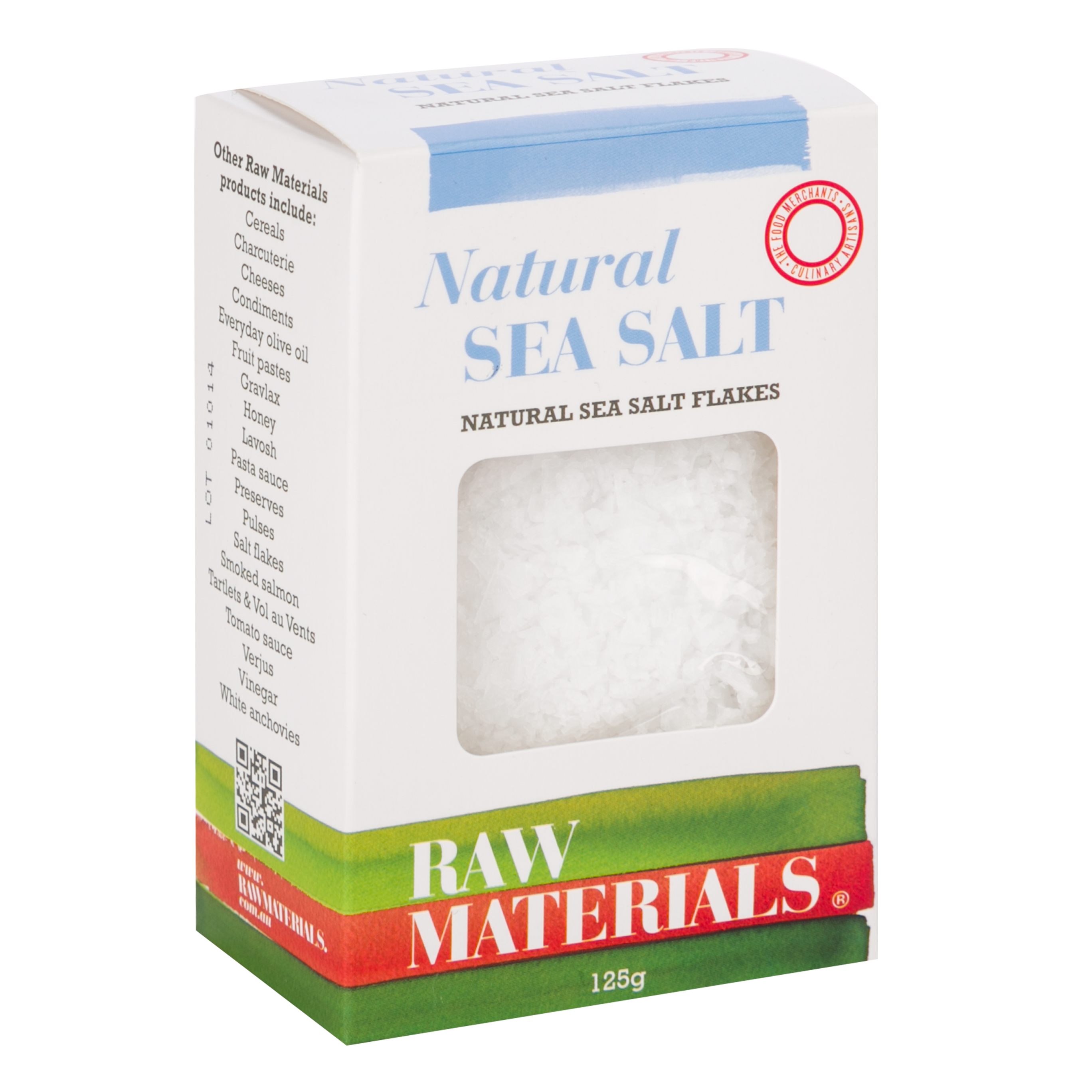 Raw Materials - Natural Sea Salt Flakes 125g | Peter's of Kensington
