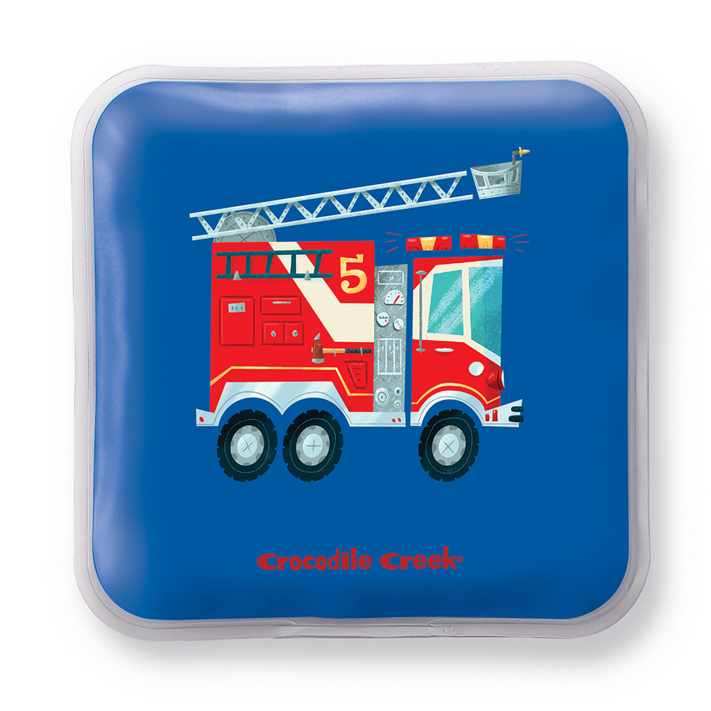 Crocodile Creek - Fire Truck Ice Pack Set 2pce | Peter's of Kensington