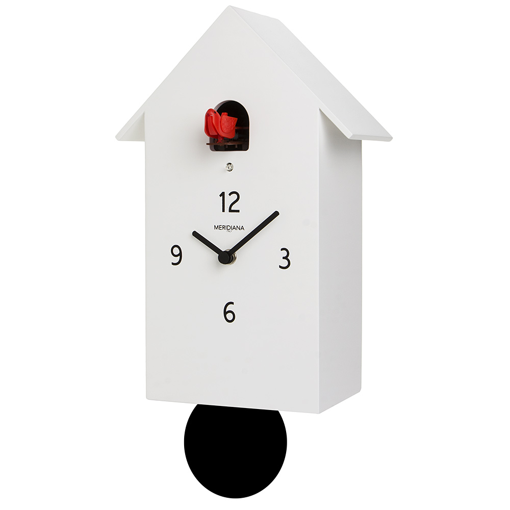 Diamantini & Domeniconi - Pendulum White Cuckoo Clock | Peter's of ...