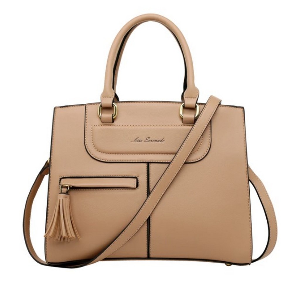 Serenade Leather - Eliana Vegan Grip Handle Bag Mushroom | Peter's of ...