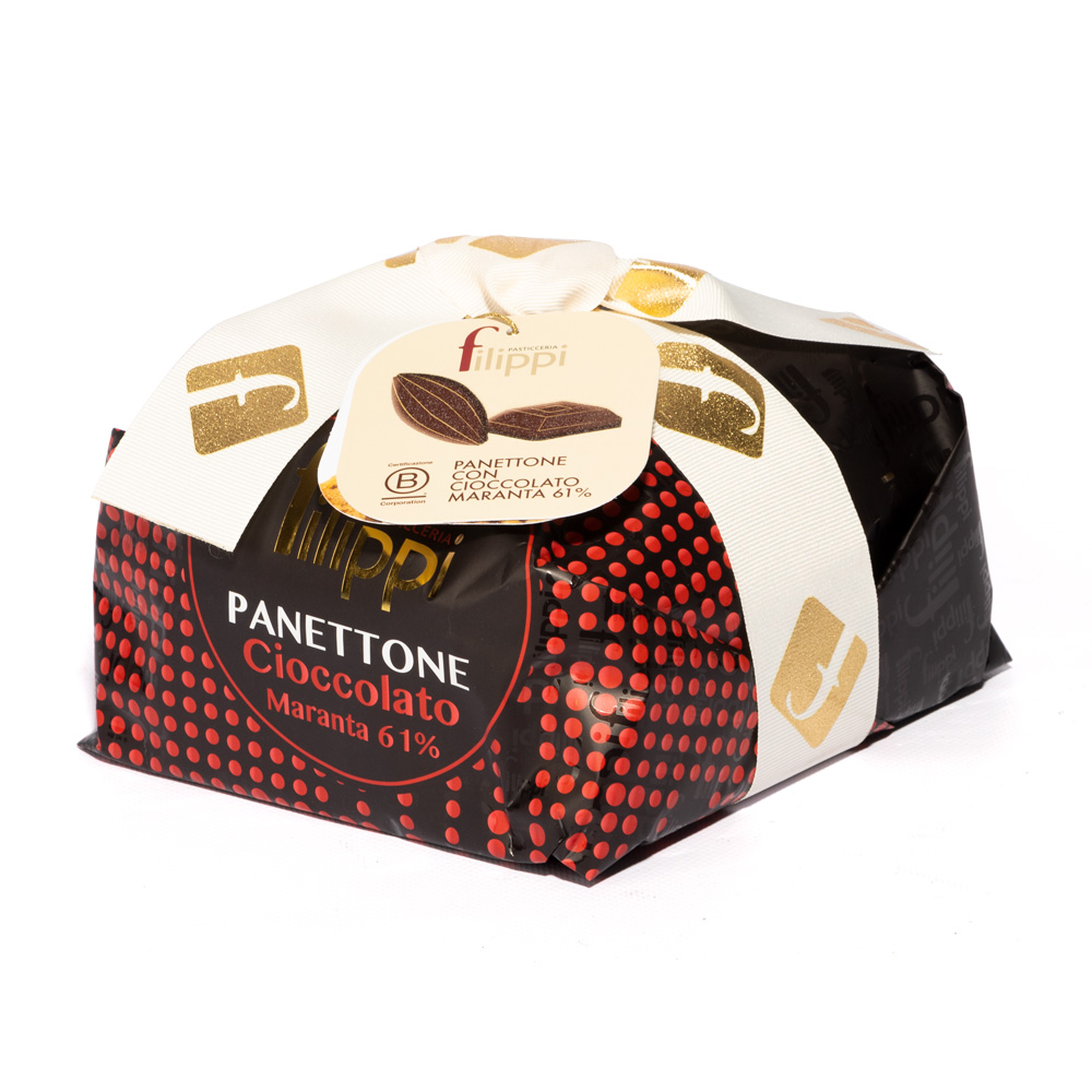 Filippi - Panettone With Maranta Chocolate 500g | Peter's of Kensington