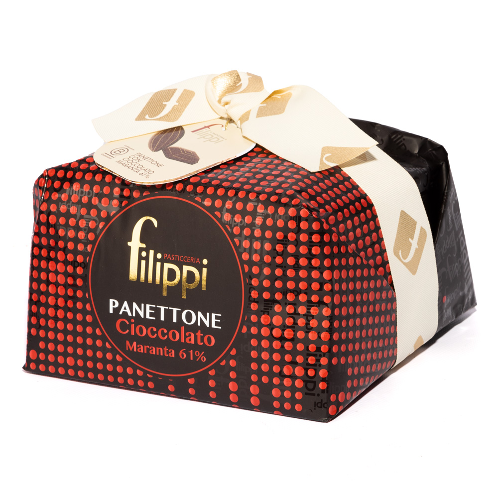 Filippi - Panettone With Maranta Chocolate 1kg | Peter's of Kensington