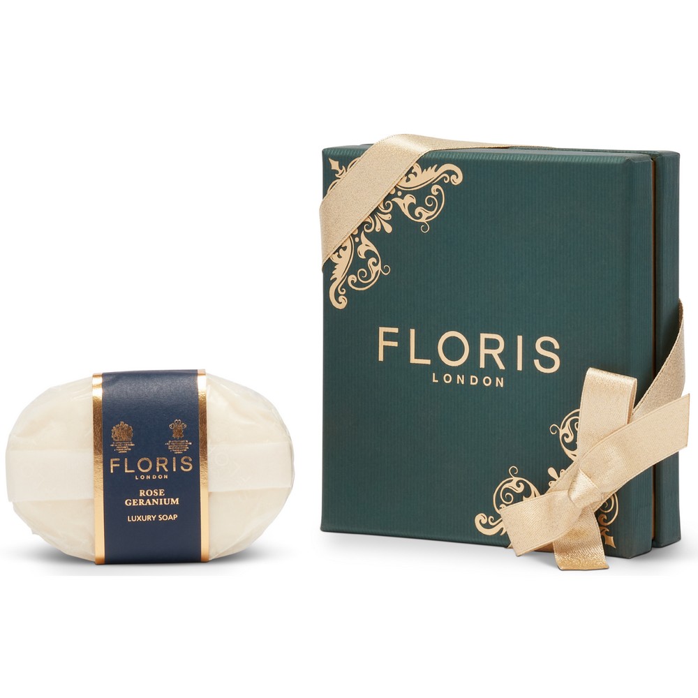 Floris - Rose Geranium Luxury Soap 100g | Peter's of Kensington
