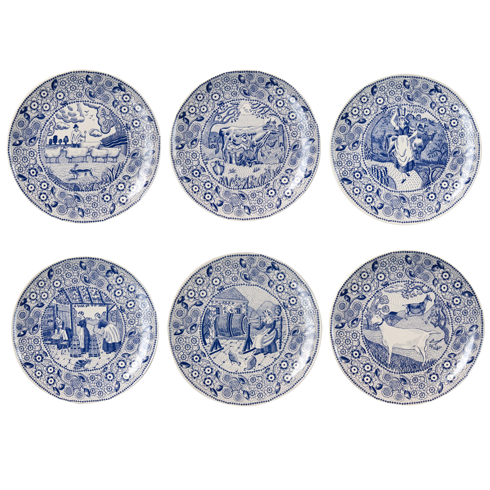 THE FINE CHEESE CO - Ceramic Plates Set 6pce | Peter's of Kensington