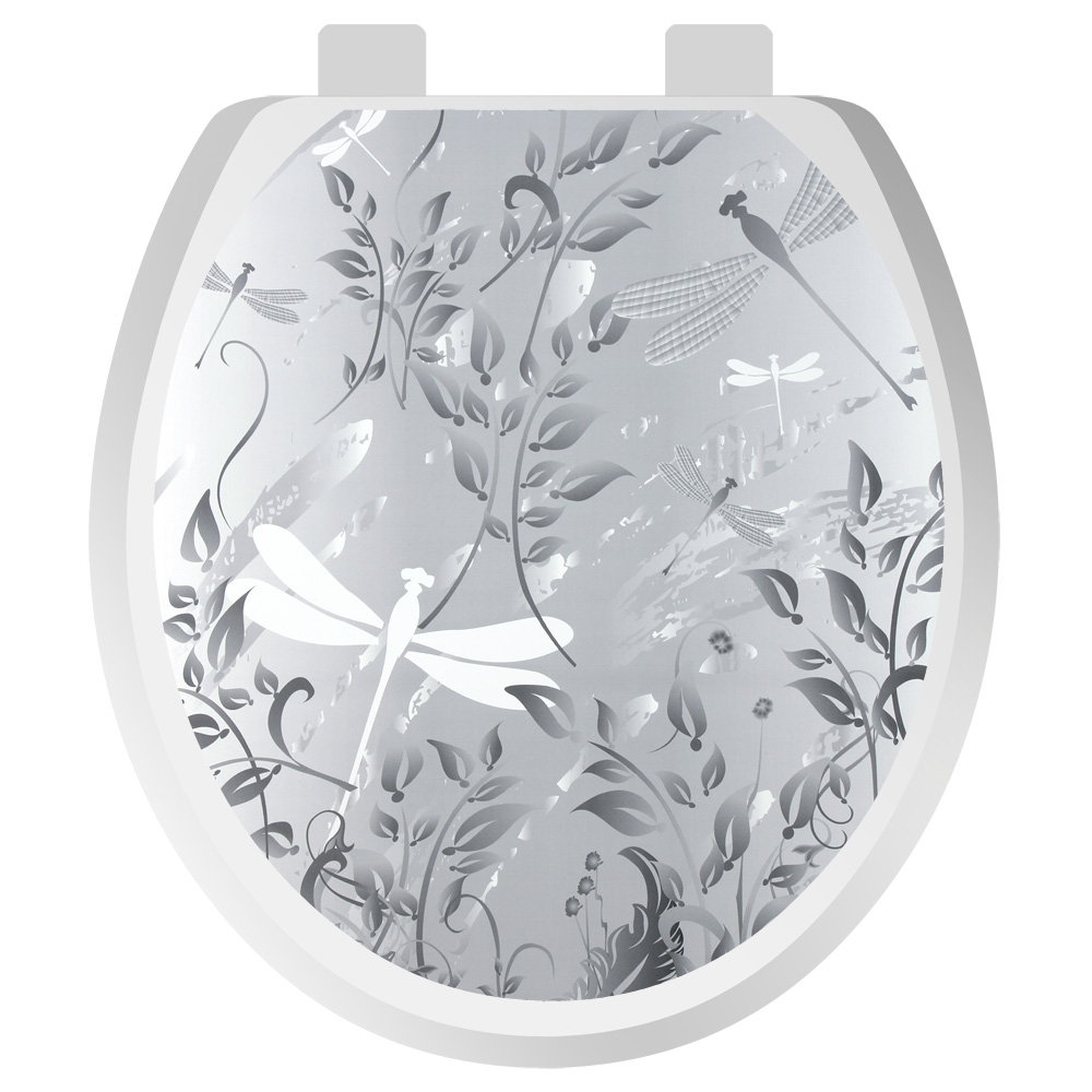 Toilet Tattoo - Fields of Grey Round Toilet Tattoo | Peter's of Kensington