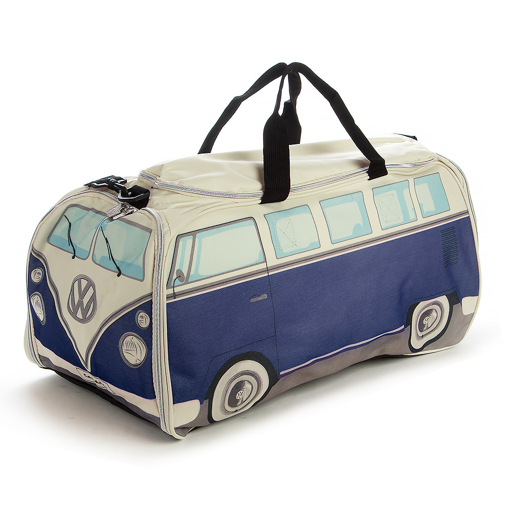 VW Collection - Blue VW Kombi Bus Duffel Bag | Peter's of Kensington