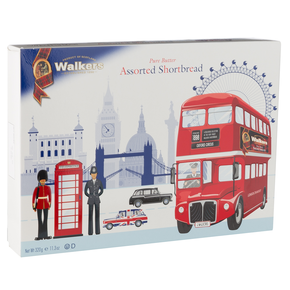 Walkers - Assorted Shortbread London Iconic 320g | Peter's of Kensington