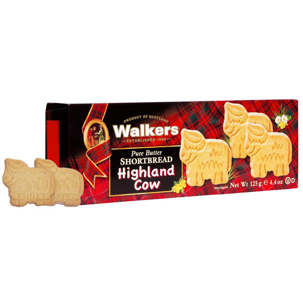 Walkers - Pure Butter Shortbread Highland Cow 125g | Peter's of Kensington
