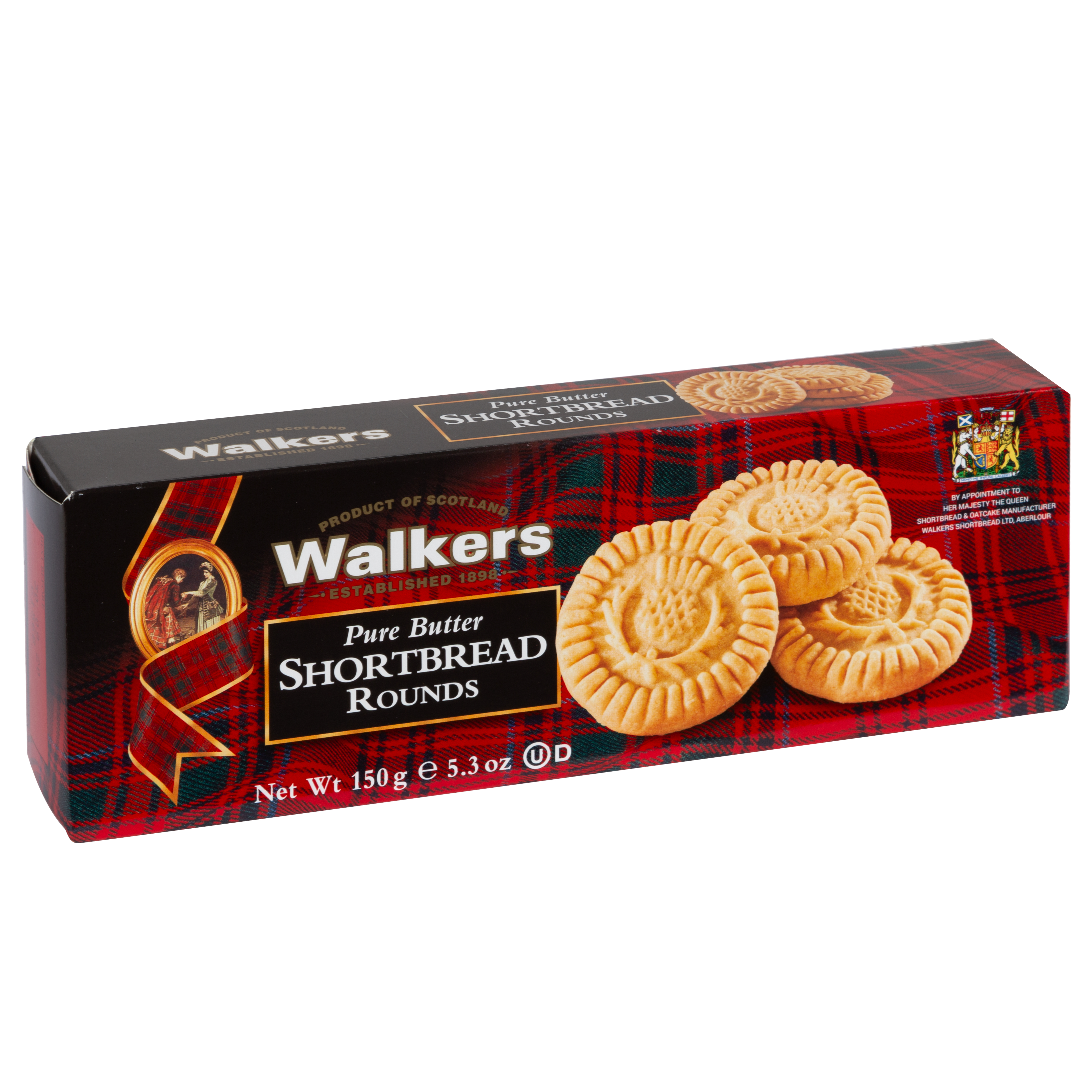 Walkers - Pure Butter Shortbread Rounds 150g | Peter's of Kensington