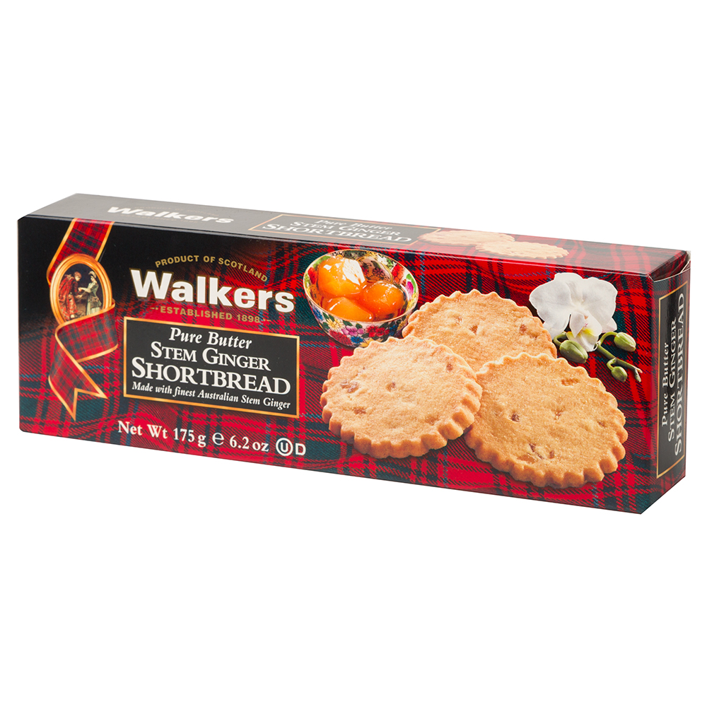 Walkers - Stem Ginger Shortbread 175g | Peter's of Kensington