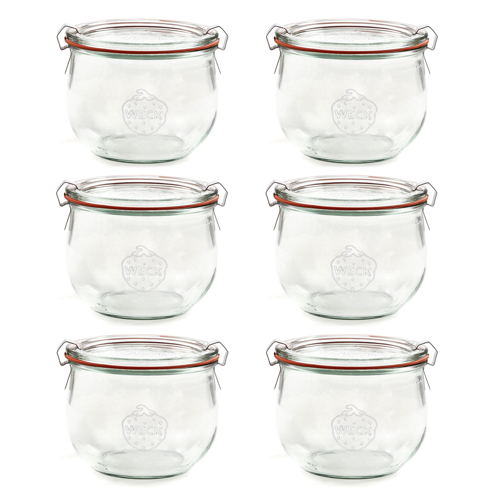 Weck - Tulip Canning Jar Set 580ml/6pce | Peter's of Kensington