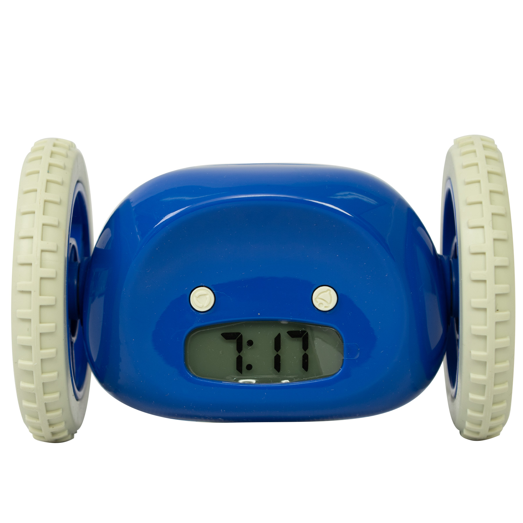 Clocky - Navy Alarm Clock On Wheels | Peter's of Kensington