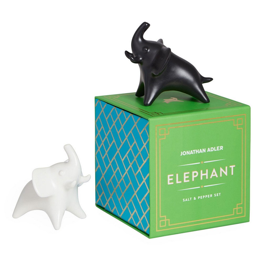 Jonathan Adler - Elephant Salt & Pepper | Peter's of Kensington