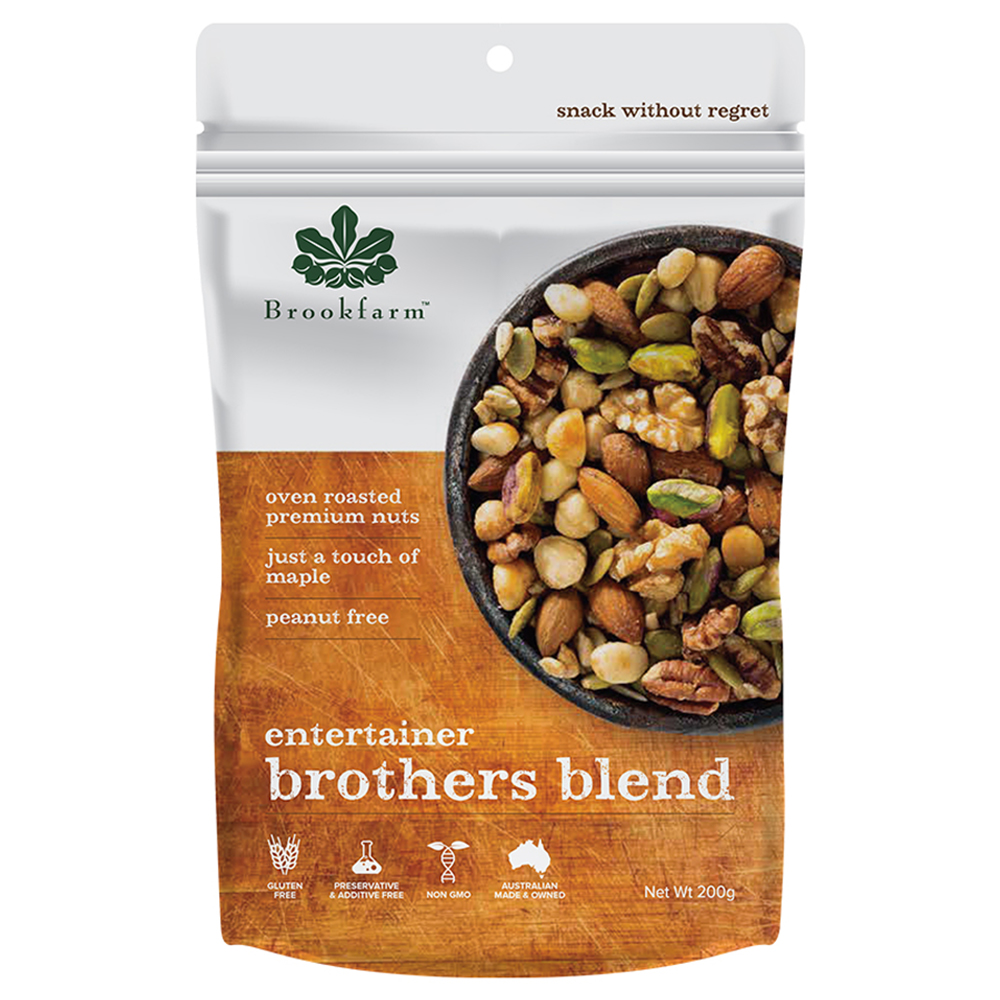 Brookfarm - Brothers Blend Entertainer Mix 200g | Peter's of Kensington