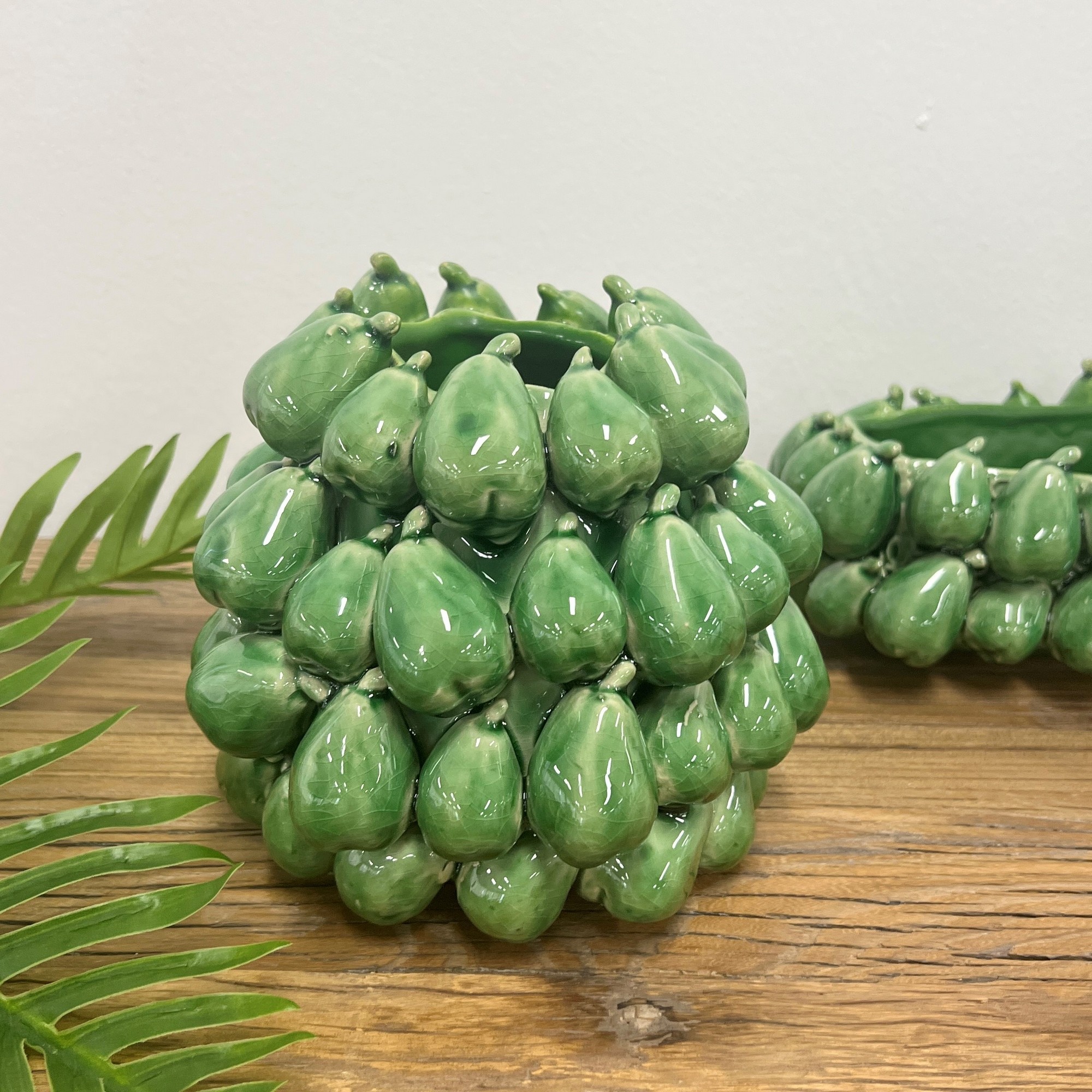 Mode - Pear Vase Green 18cm | Peter's of Kensington