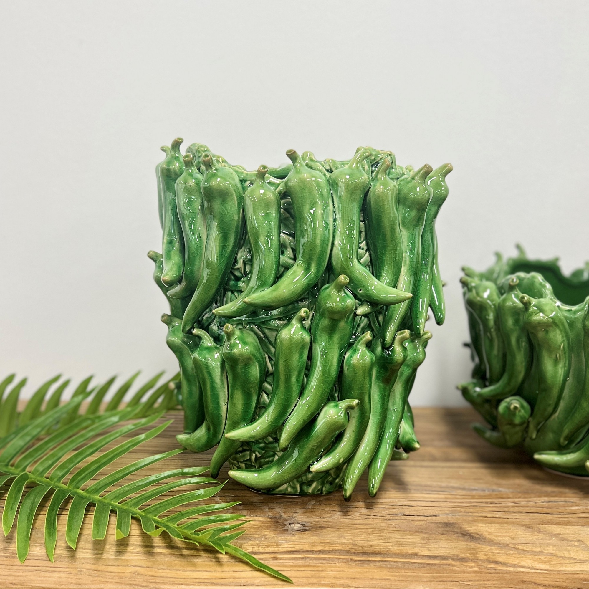 Mode - Chilli Vase Green 28x32cm | Peter's of Kensington