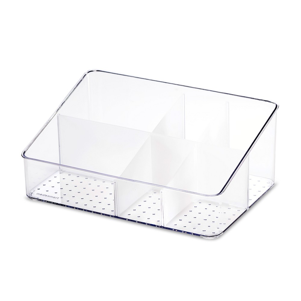 Madesmart - Stackable Angled Vanity Bin Clear | Peter's of Kensington