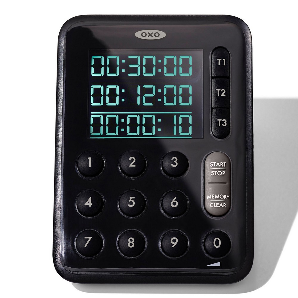 Oxo - Triple Task Kitchen Timer Black | Peter's of Kensington