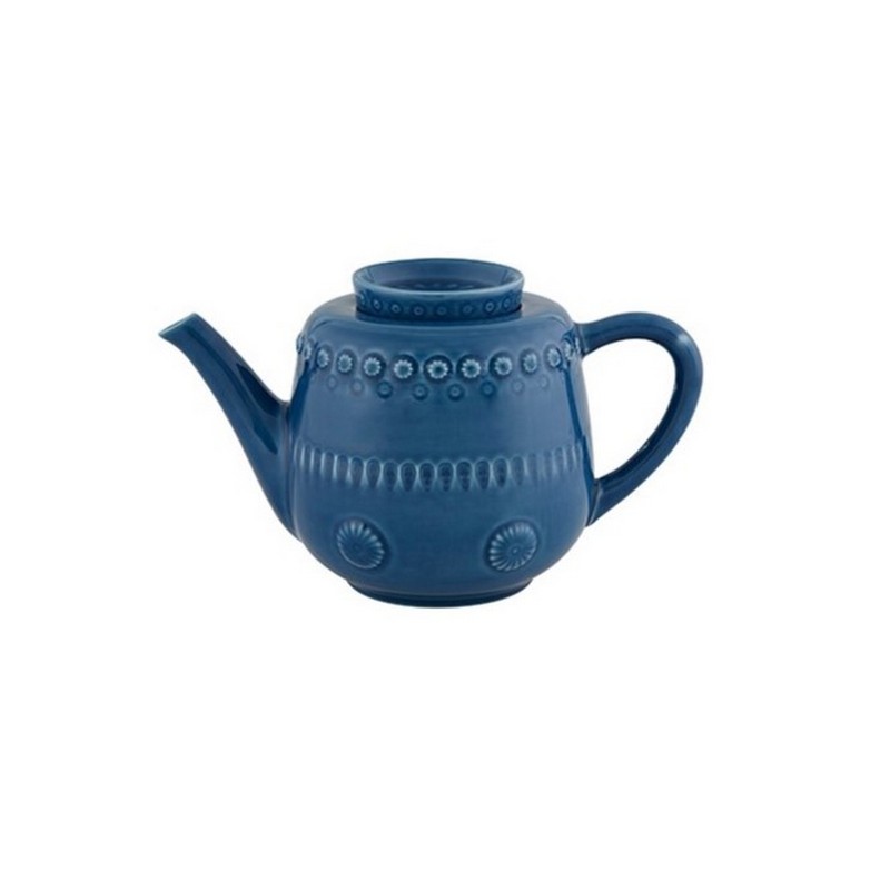 Bordallo Pinheiro - Fantasy Tea Pot Blue 18.9x26.4cm | Peter's of ...