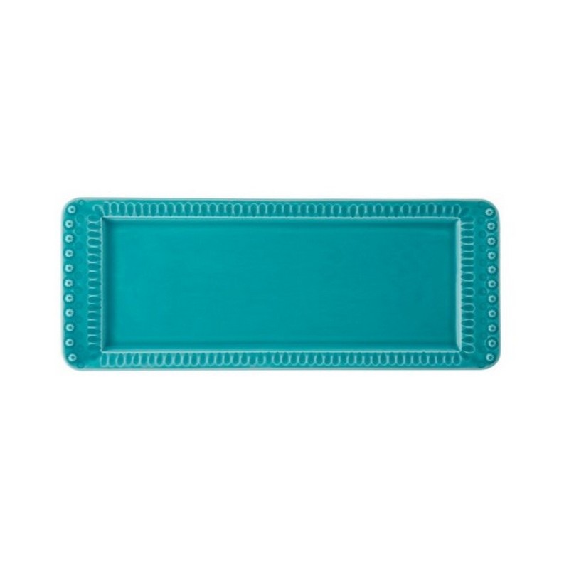 Bordallo Pinheiro - Fantasy Tart Tray Acqua 47.5cm | Peter's of Kensington