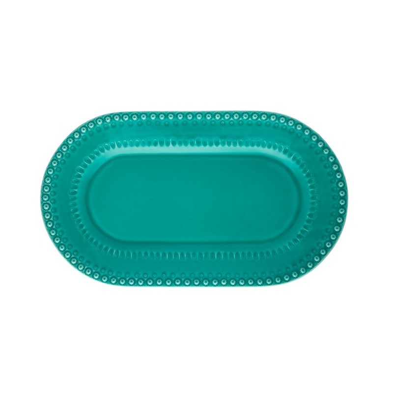 Bordallo Pinheiro - Fantasy Platter Acqua 45x26.5cm | Peter's of Kensington