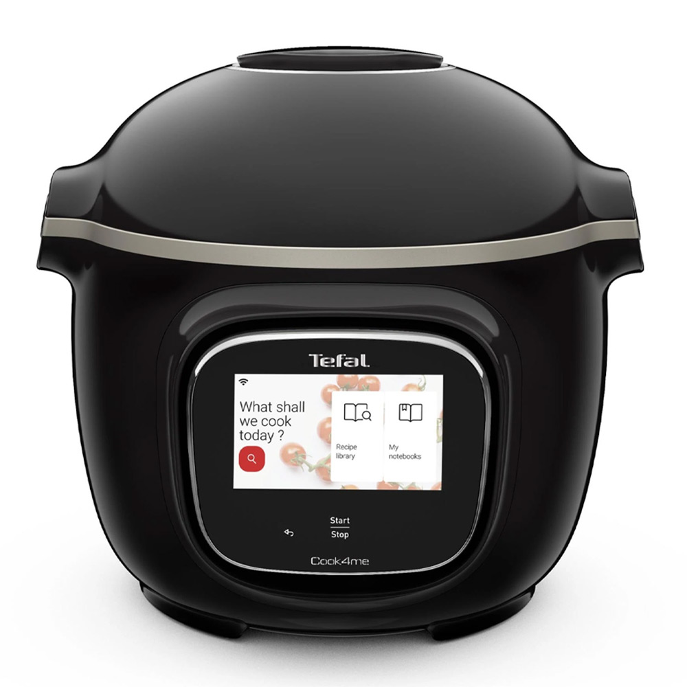 Tefal - Cook4me Touch Wifi Multicooker w/Bonus Lid Black 6L CY9128B ...